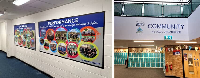 Parrs Wood High School | Custom Signs
