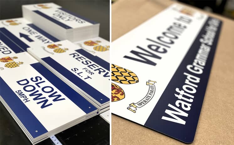 Watford Grammar School | Custom Signs
